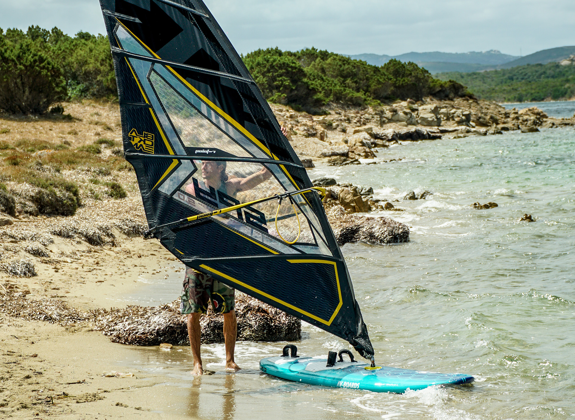 Парус для виндсерфинга POINT-7 "SPY" FREE WAVE | GS SPORT GROUP